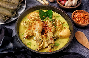Nasi Ayam Kari Kuning ( Pollo Al Curry Amarillo Con Arroz ) - WARUNG ...